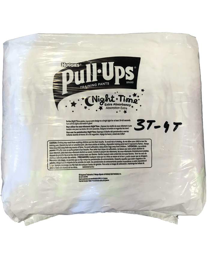 Huggies Pull-Ups Training Pants Night Time Extra Absorbency Girls Large ...