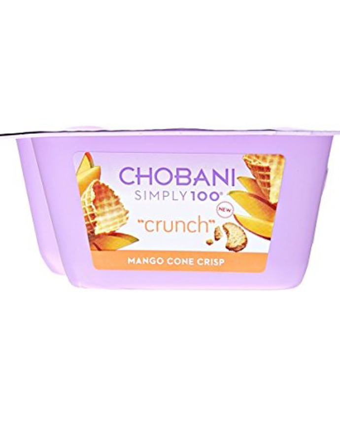Chobani Simply 100 Crunch Mango Cone Crisp Greek Yogurt