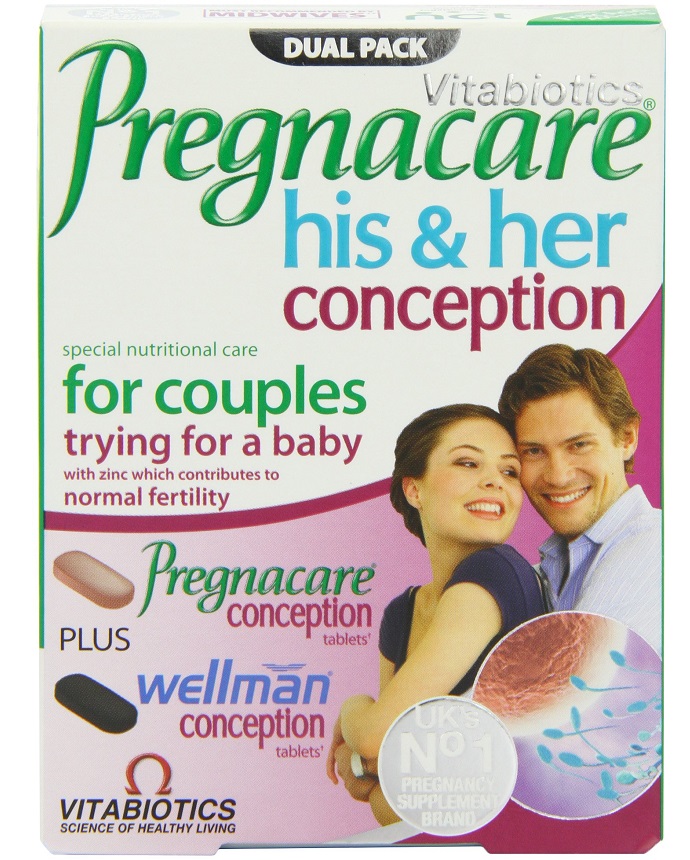 Vitabiotics Supplement Pregnacare His & Her Conception