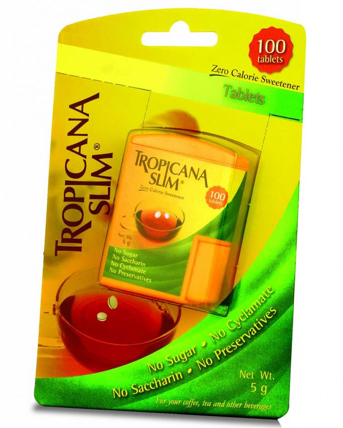 Tropicana Slim Zero Calorie Sweetener Diet Tablet