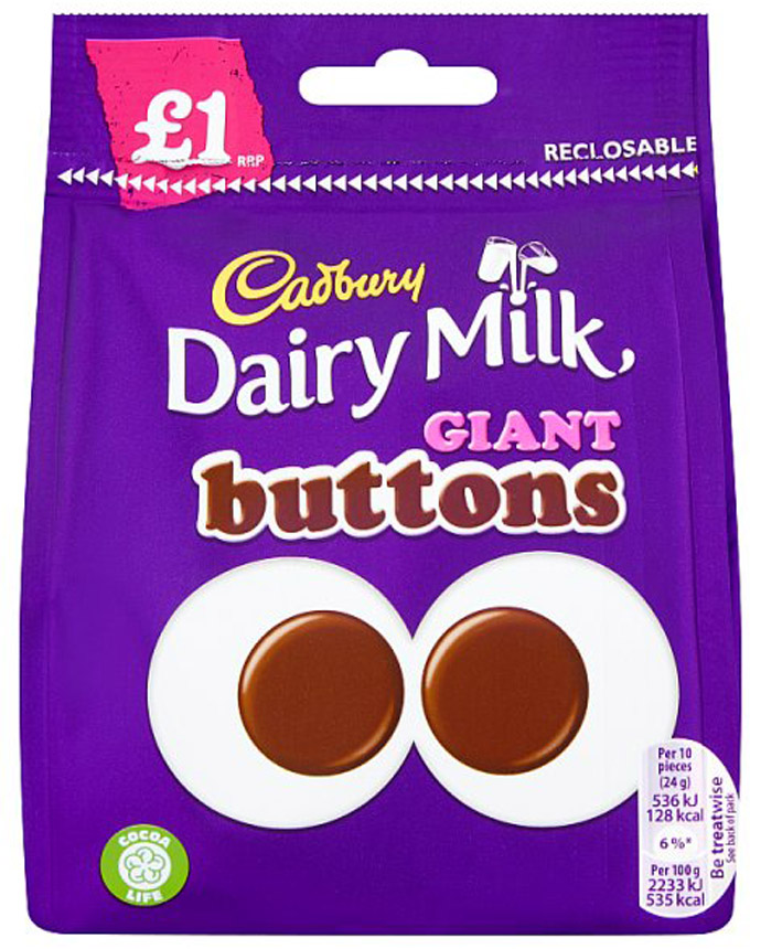 Buy Cadbury Dairy Milk Giant Buttons Bag in Pakistan| Esajee