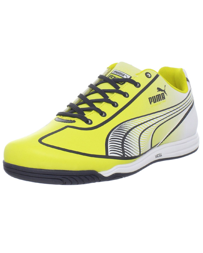 Puma Speed Star Fade Navy Buttercup White Soccer Shoe - US 8