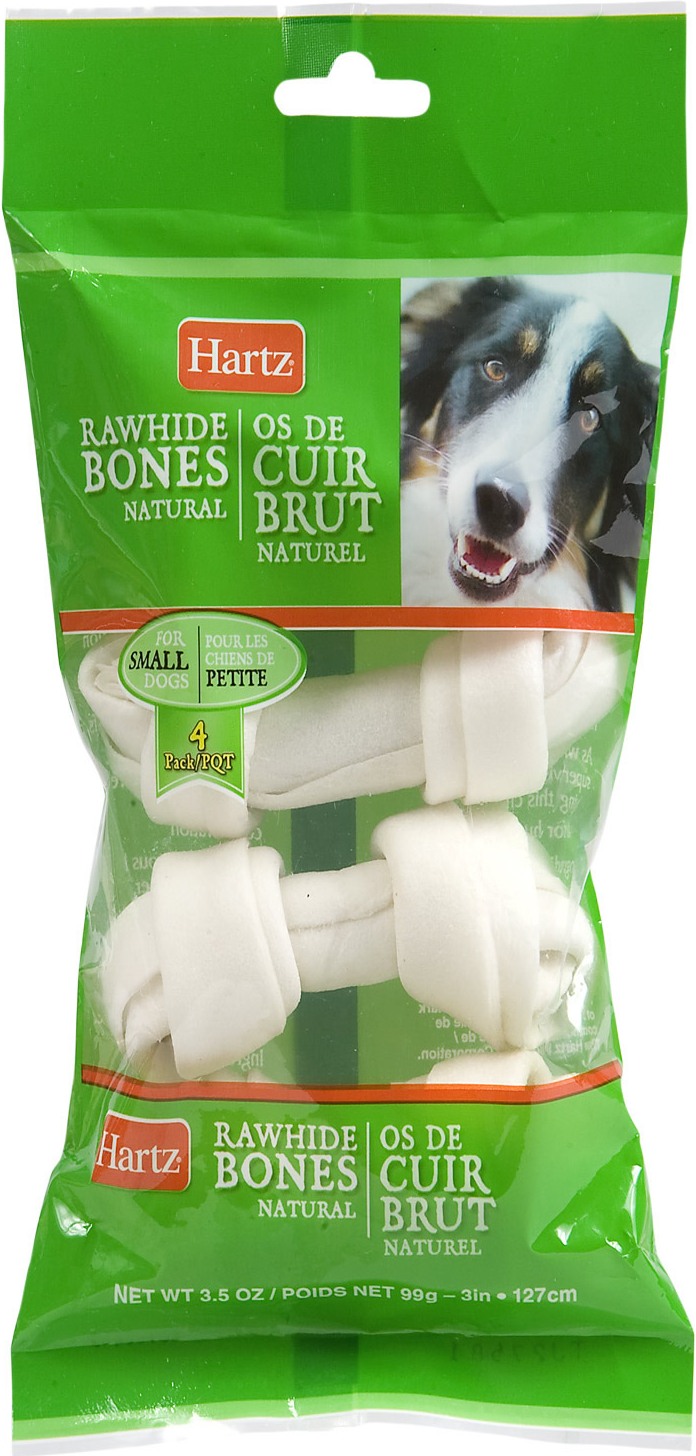 Hartz Rawhide Bones Natural