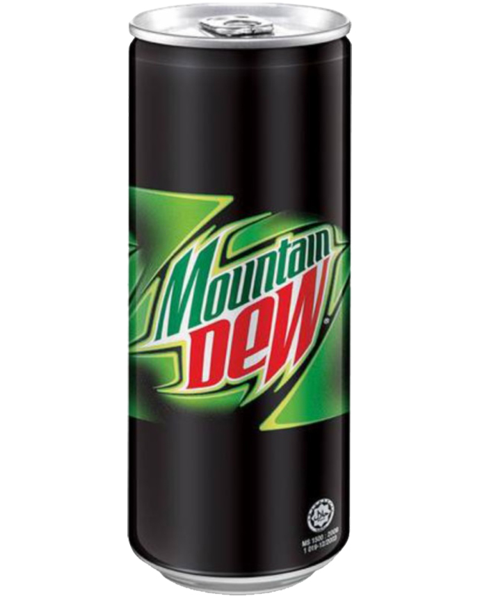 Mountain Dew Slim Drink Can 330ml