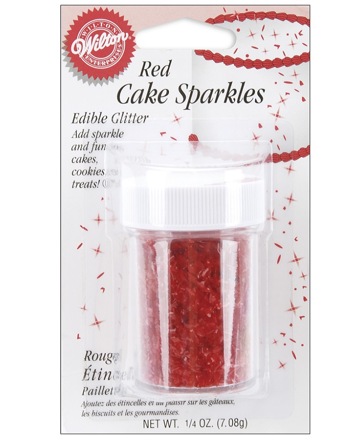 Wilton Red Cake Sparkles