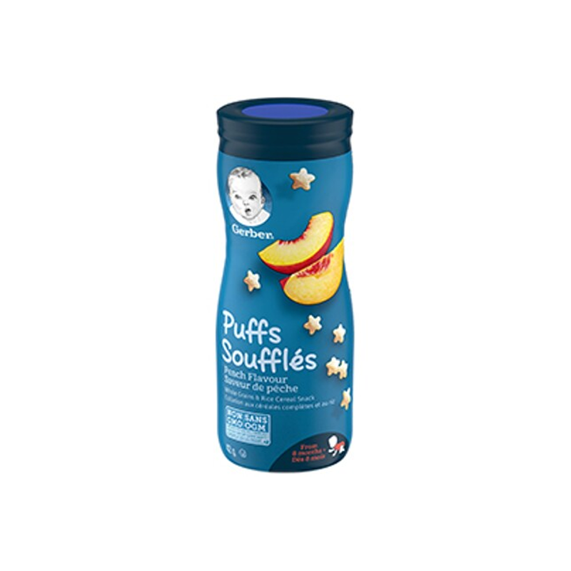 Gerber Puffs Souffles Peach 42g: