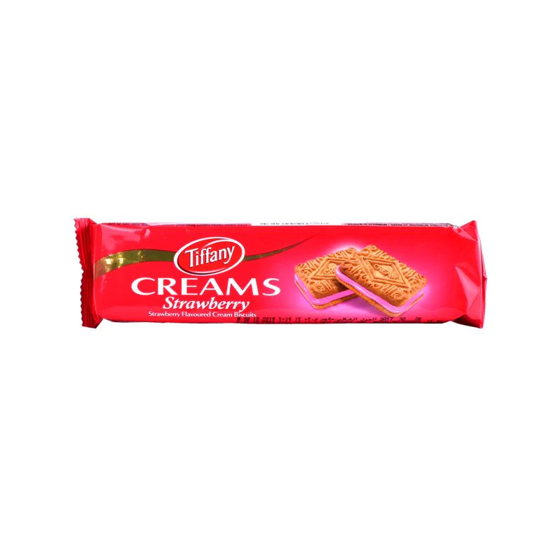 Tiffany Creams Biscuits Strawberry 84g