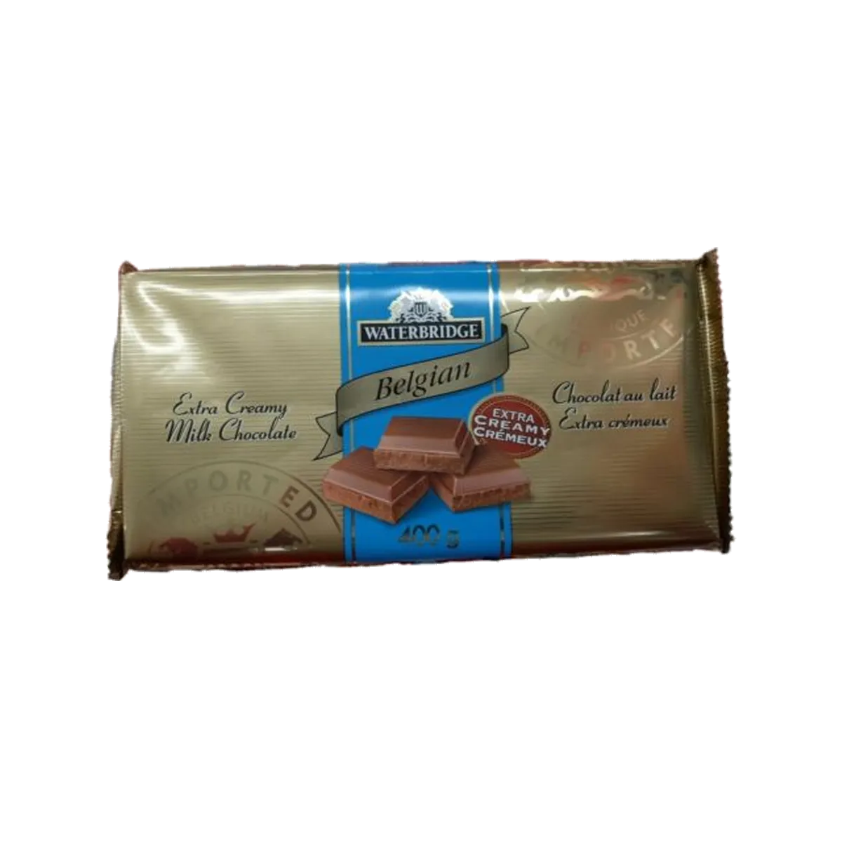 Waterbridge Belgian Extra Creamy Milk Chocolate 400G
