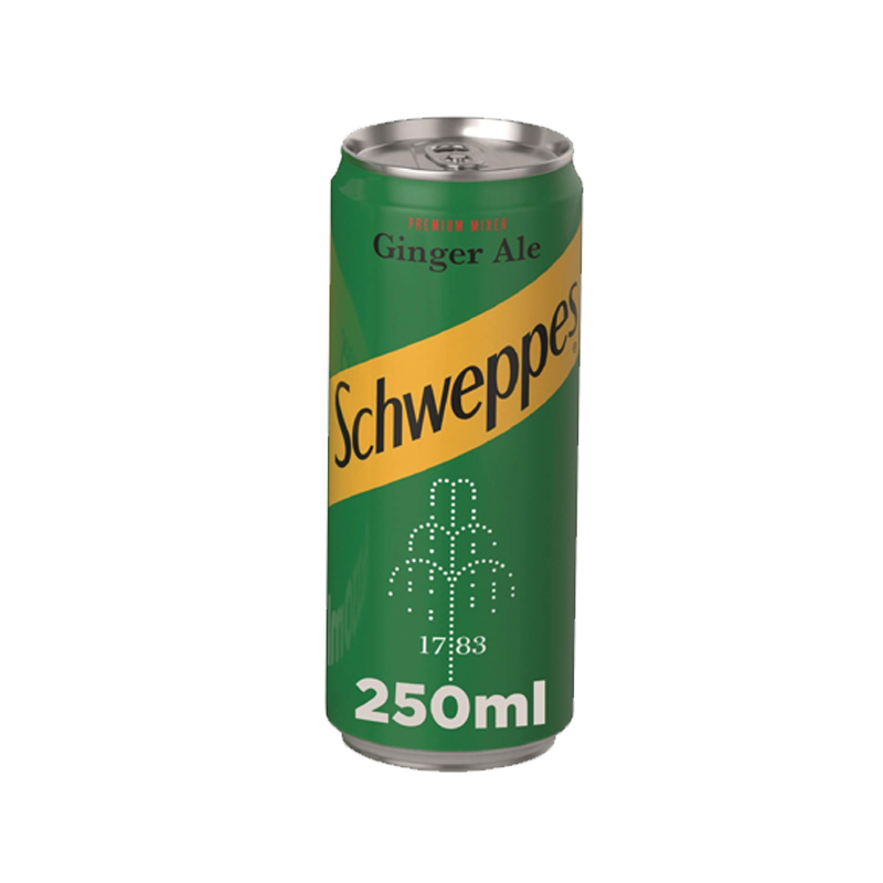 SchweiBer Sparkling Ginger Ale Tin 250ml