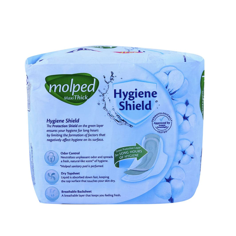 Molped Maxi Thick Hygiene Shield Long 9 pc