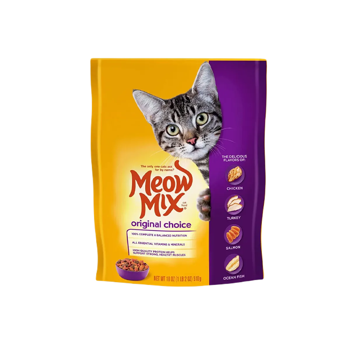 Meow Mix Original Choice Cat Food 510 g