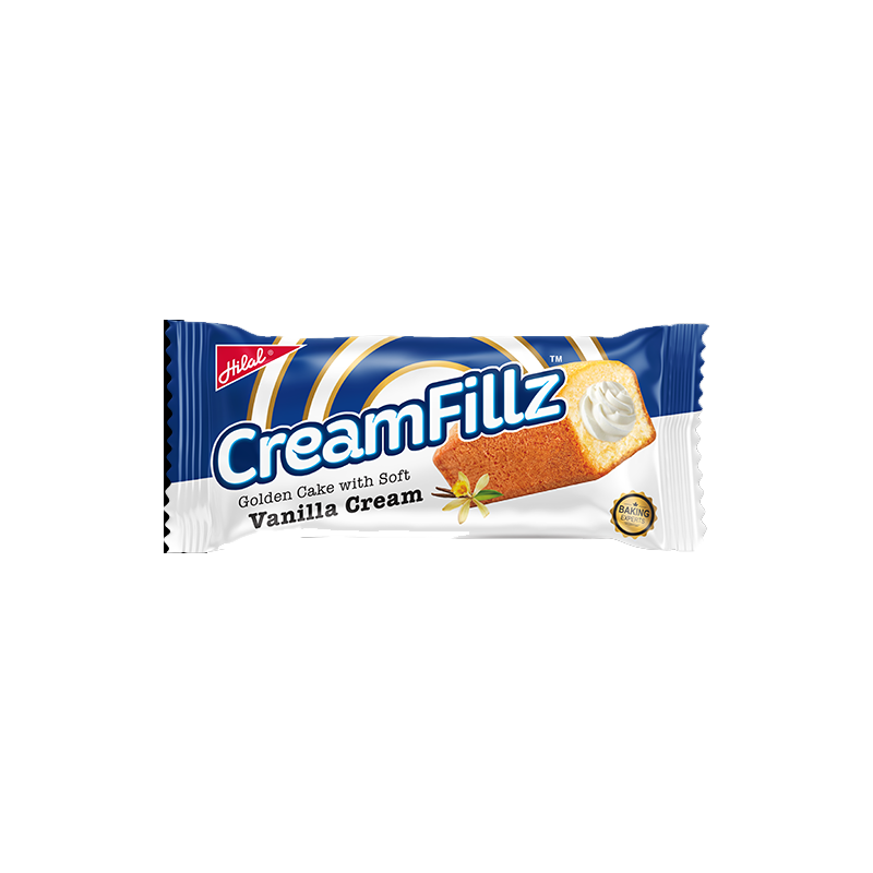 Hilal Cream Fillz Golden Cake & Vanilla Cream 33gm