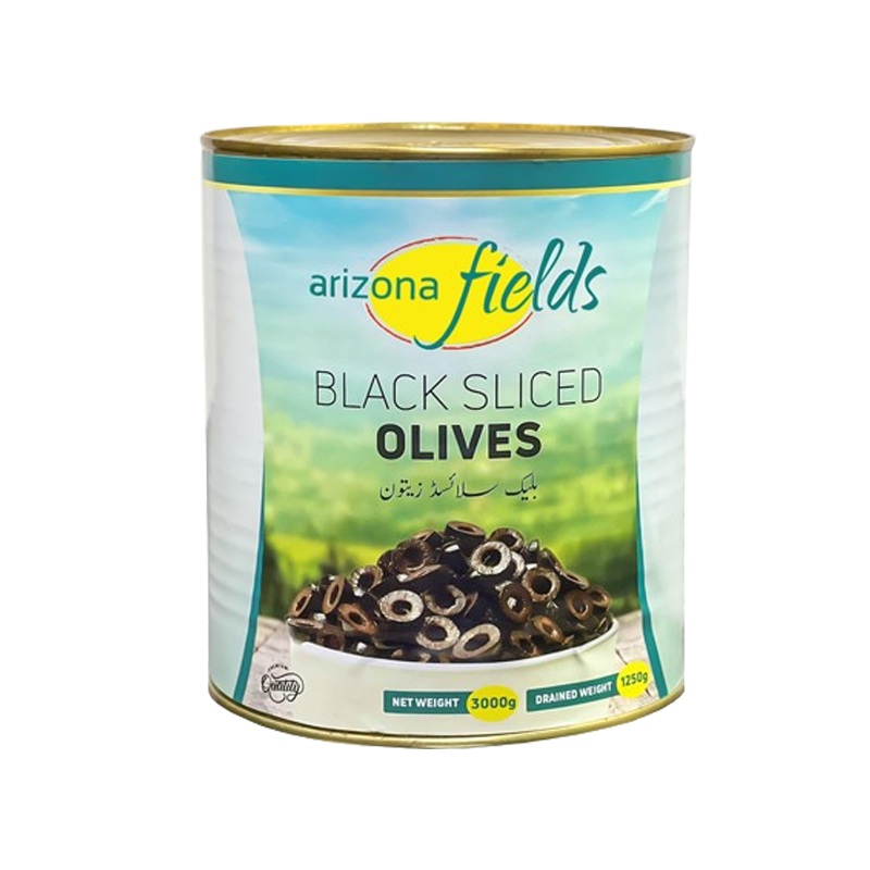 Arizona Fields Black Olives Sliced 3kg