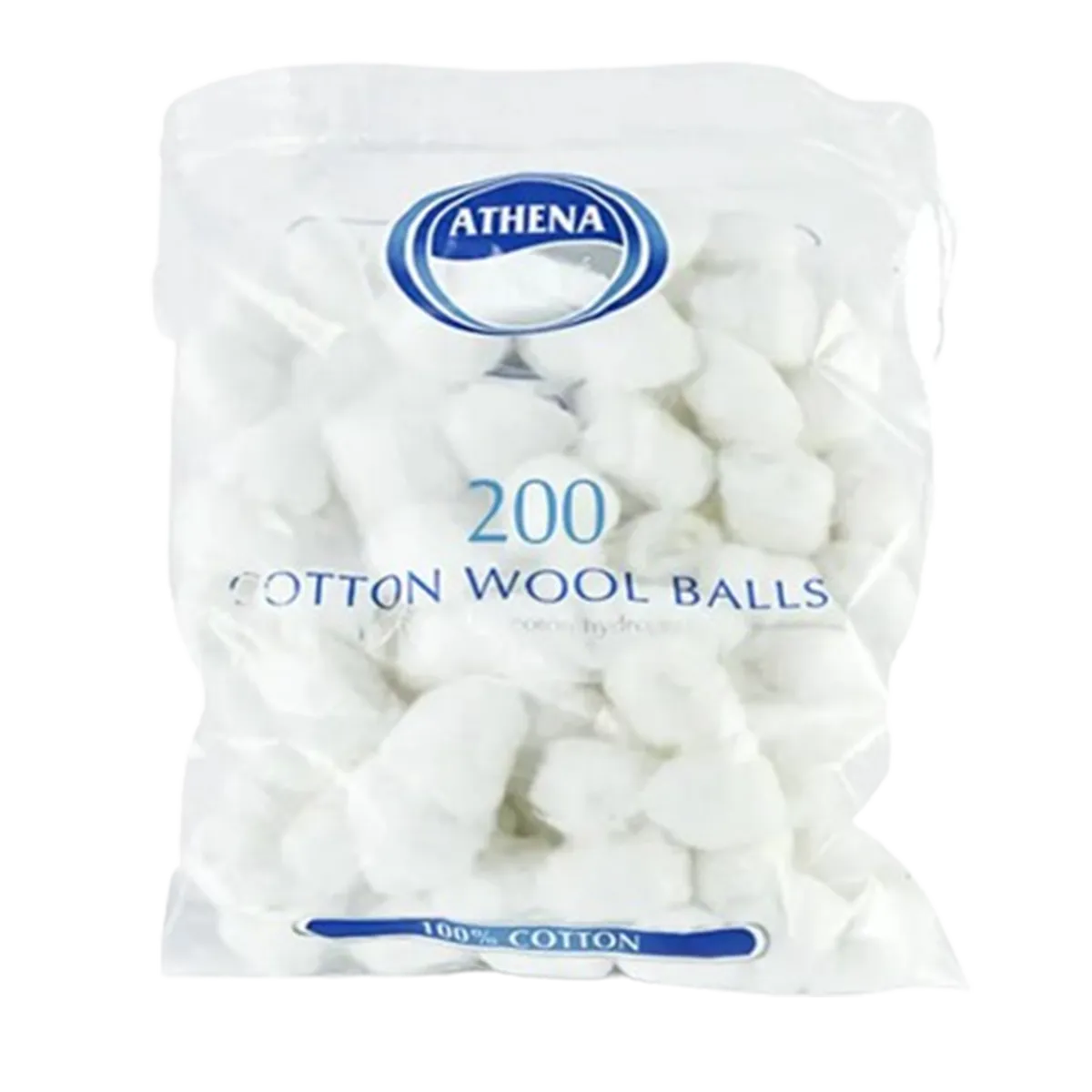 Athena Cotton Wool Balls 200 Pcs