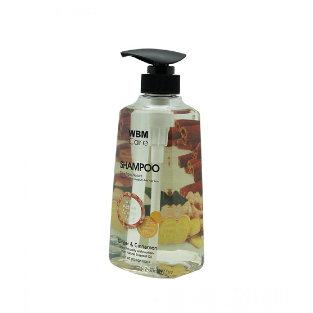 WBM Shampoo Ginger & Cinnamon 500ml
